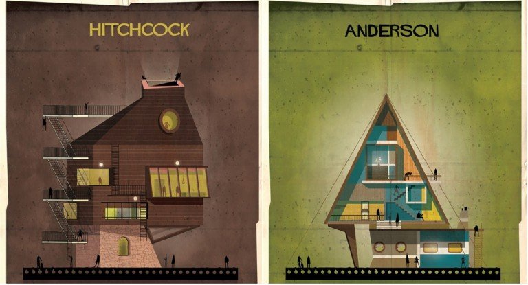 Italian Architect Illustrates What Movie Directors' Works Would Be As ...