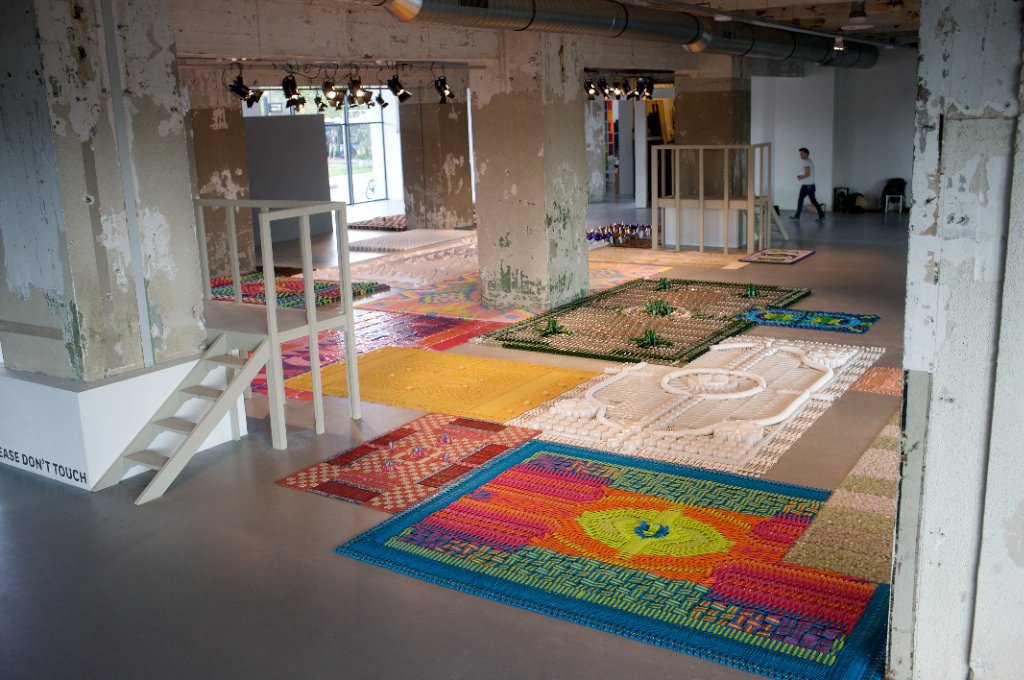 Dutch Designers Create Colorful Carpets From Random Everyday Items ...
