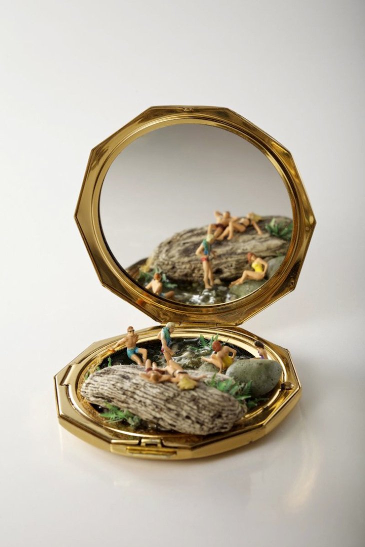 Artist Creates Colorful Miniature Worlds On Everyday Objects - Art-Sheep