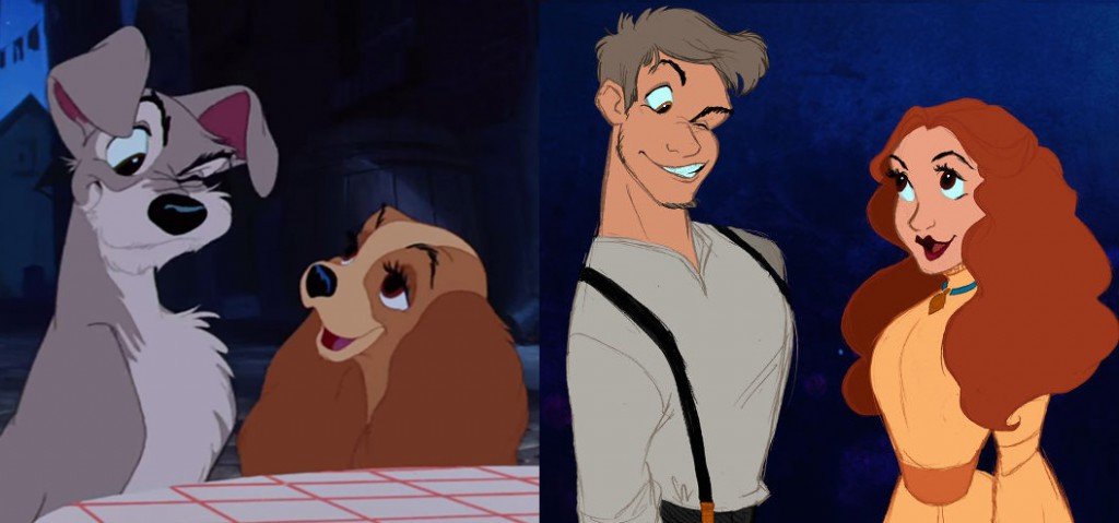 Artist Reimagines Your Favorite Disney Animals as Humans - Art-Sheep