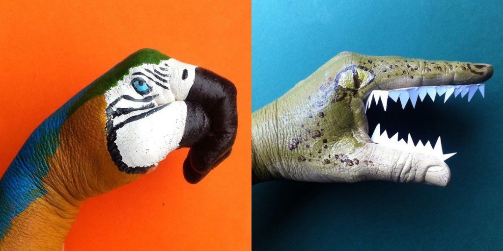 Artist Turns His Hands Into Amazing Animals | Art-Sheep