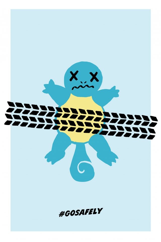 "Pokémon Road Kill Project": These safety signs help users while ...