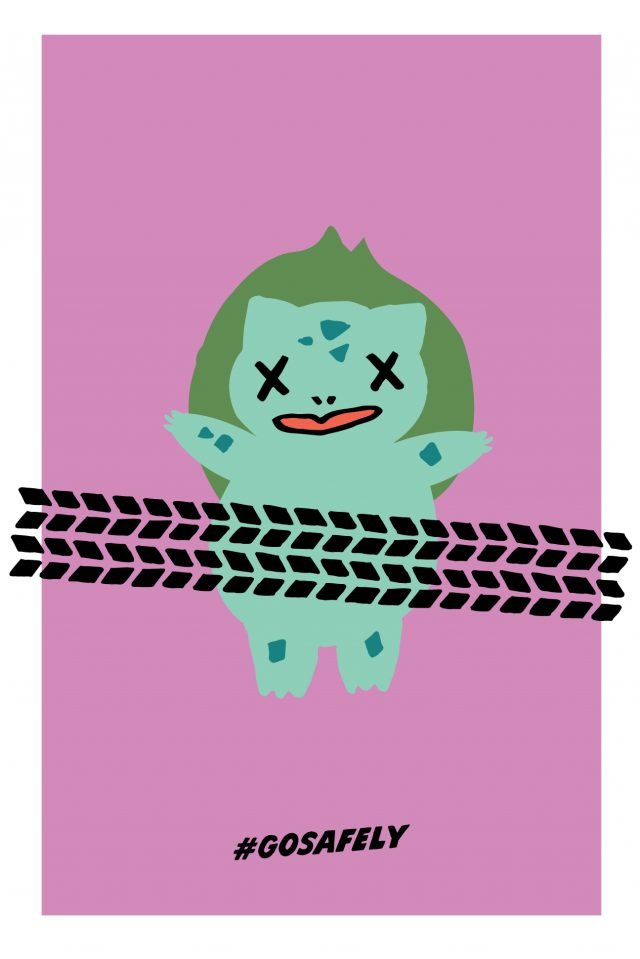 "Pokémon Road Kill Project": These safety signs help users while ...