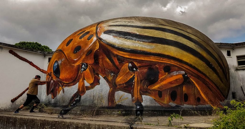 3D Anamorphic Insects are Roaming the City Streets - Made by Odeith ...
