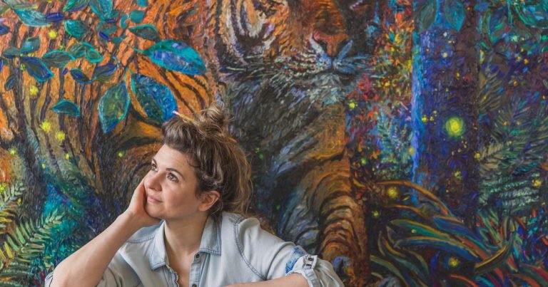 The First Artist To Dedicate Her Career To The Finger Painting ...