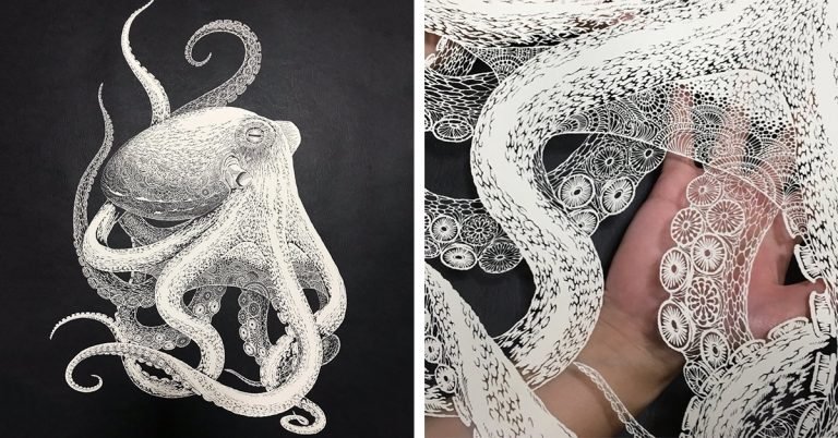 Kirie: Creating Art by Cutting Intricate Designs on A Single Piece of ...