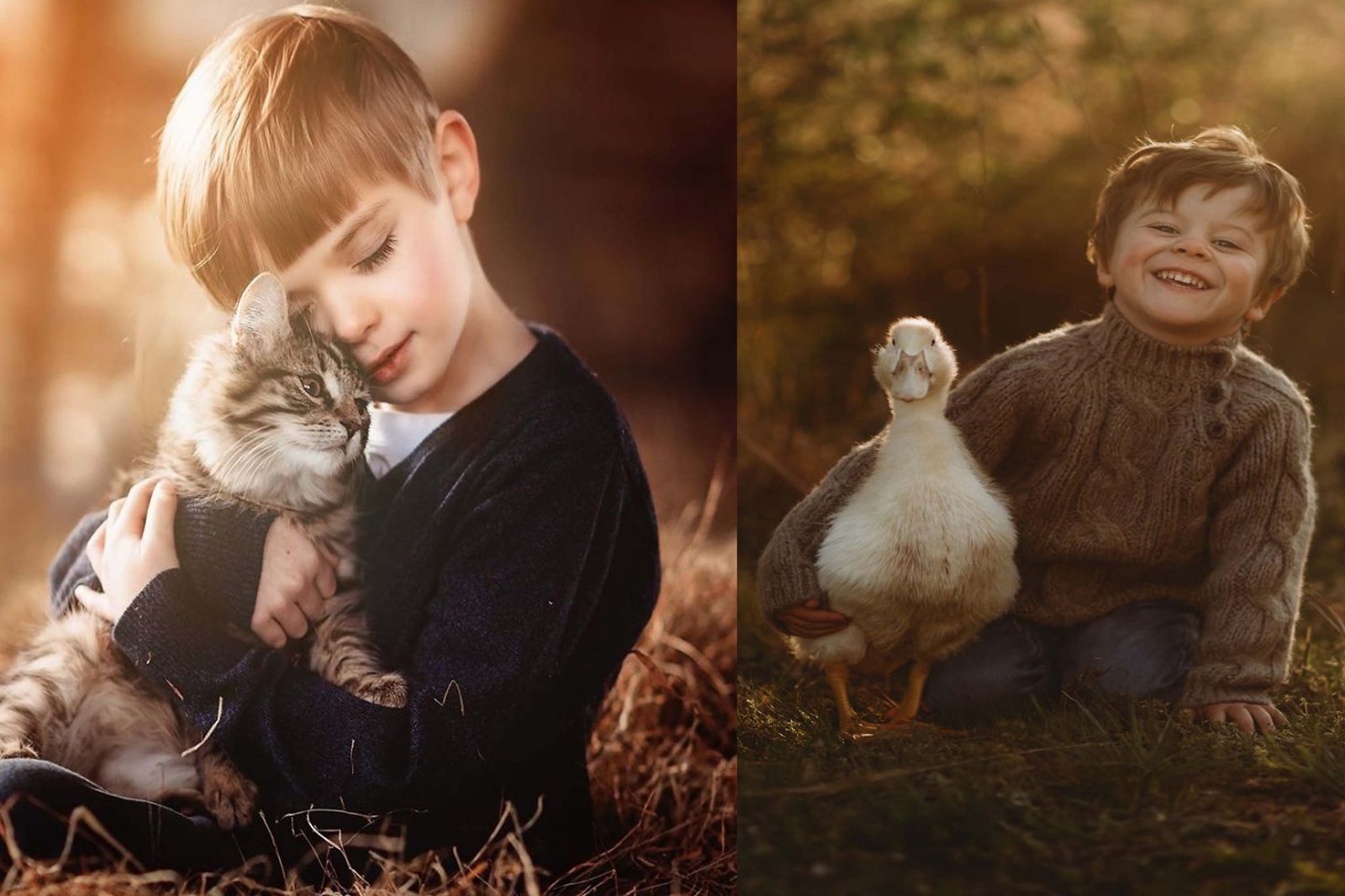 Stunning Photographs Capturing The Bond Of Children And Animals - Art-Sheep